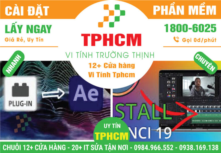 1️⃣【Địa Chỉ】 Cài Phần Mềm Làm Phim – Premiere, After Effects
